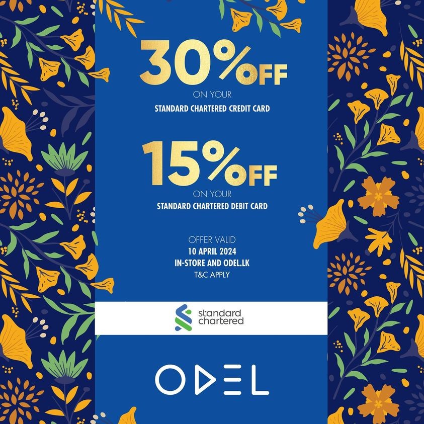 Enjoy 30% OFF for Standard Chartered Credit Cards when you shop at ODEL ...
