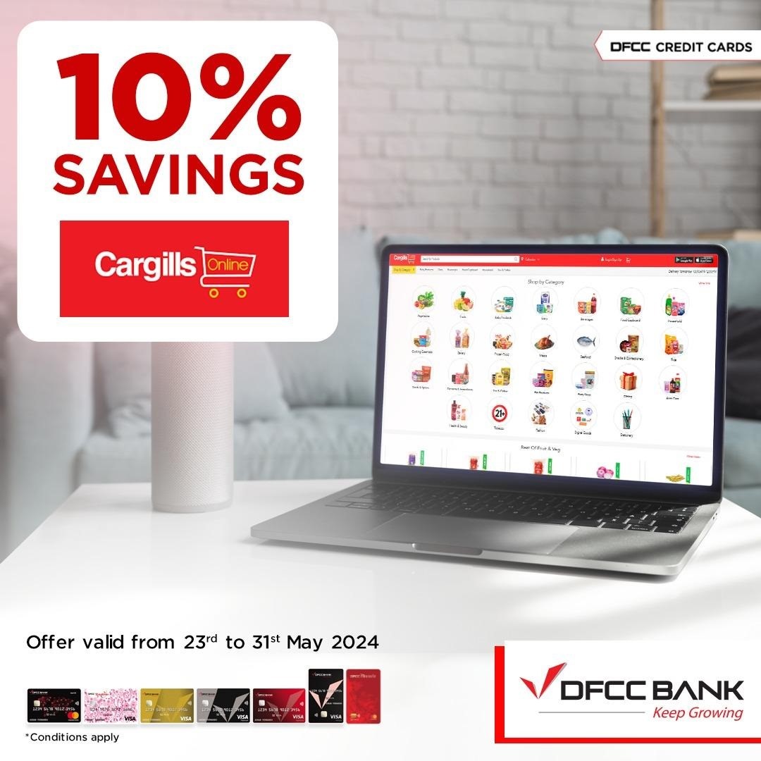 10% Discount on Total Bill at Cargills Online for DFCC Credit Cards ...