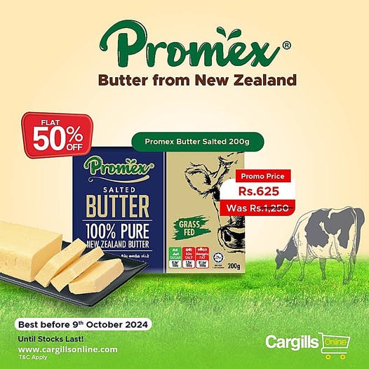 Spread the joy with Promex Butter Enjoy 50% OFF | offers.lk
