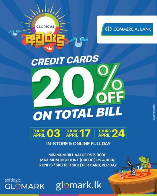 Enjoy 20% DISCOUNT on TOTAL BILL with Commercial Bank Credit Cards ...